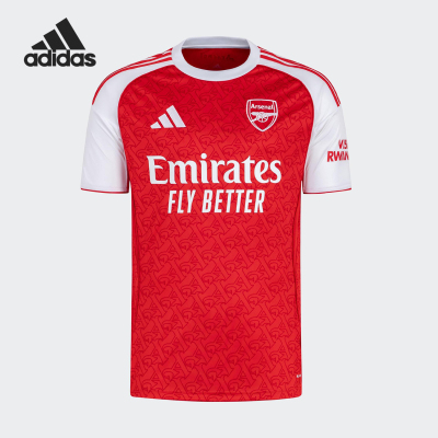 Adidas/阿迪达斯正品2025夏季款男士修身圆领比赛短袖JI9517