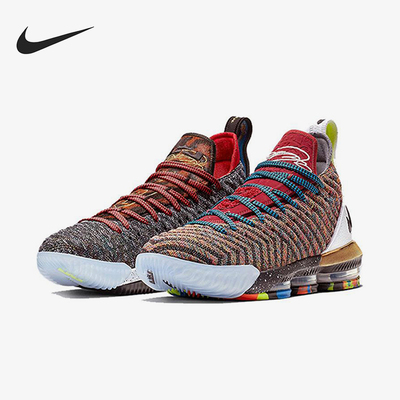 Nike/耐克正品Lebron 16 What The男士实战篮球鞋BQ6582-900