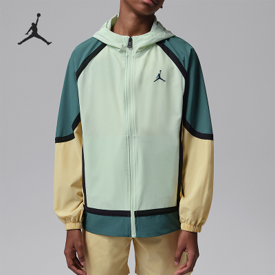 Nike/耐克正品Jordan 大童运动复古拼接户外夹克外套IW1406-300