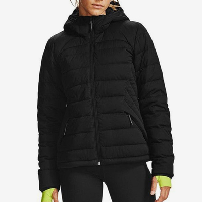 UA/安德玛正品运动女士连帽简约保暖舒适休闲羽绒服1355833-001