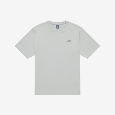 New Balance新百伦正品男士短袖宽松圆领透气运动T恤NEE33031-LGR