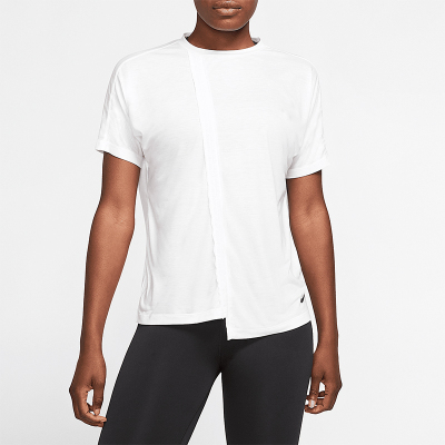 Nike/耐克正品休闲女士运动套头圆领简约短袖T恤BV3168-100