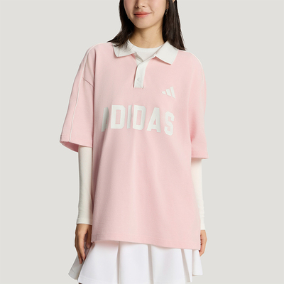 Adidas/阿迪达斯正品夏季男女翻领宽松轻盈经典短袖POLO衫KW8118