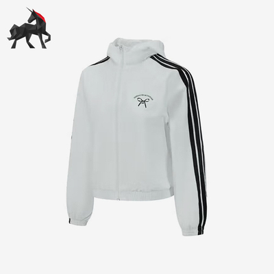 Adidas/阿迪达斯正品DANCE WB 2女士运动连帽拉链日常夹克JY7591