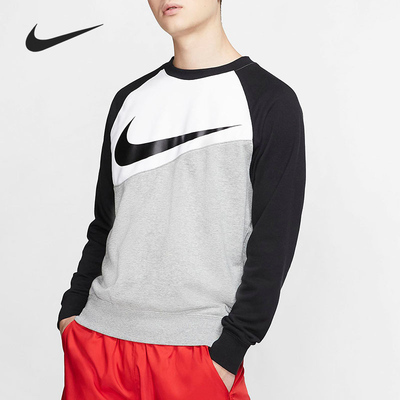 Nike/耐克正品当季新款男子LOGO运动圆领休闲卫衣套头衫BV5305