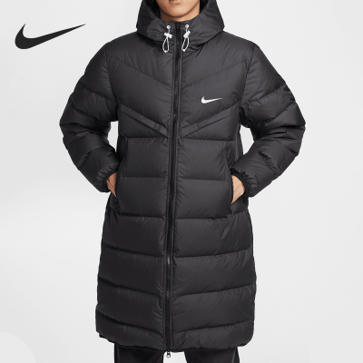 Nike/耐克正品24冬季新款男士保暖中长款羽绒服HQ4185-010