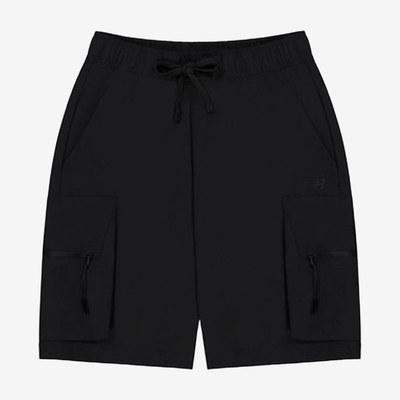 New Balance新百伦正品男刺绣柔软舒适大口袋短裤AMS52308-BK