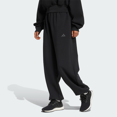 Adidas/阿迪达斯正品新款男女黑色宽松经典休闲运动长裤JM1652