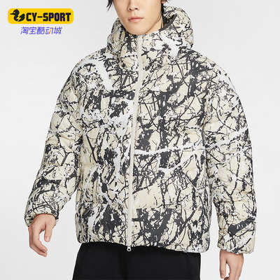 耐克男士潮流保暖棉服外套