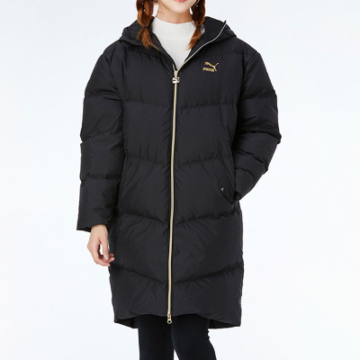 Puma/彪马官方正品女子休闲连帽中长款保暖运动羽绒服530031-05