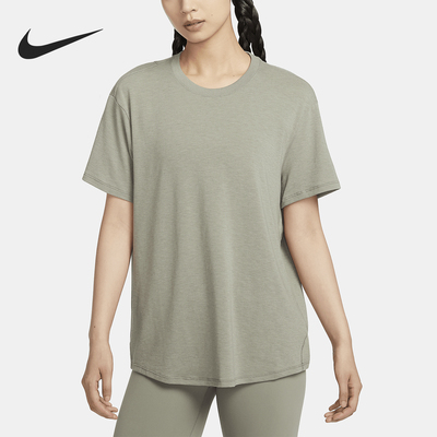 Nike/耐克正品DRI-FIT女士柔软透气训练运动短袖FN2815-320