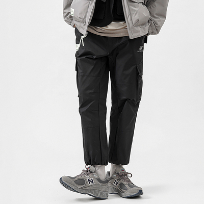 New Balance/NB正品新款男士梭织宽松耐磨休闲工装裤AMP21364-BK