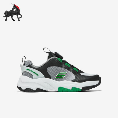 Skechers/斯凯奇正品大童轻便透气耐磨舒适休闲鞋405264L-BKW