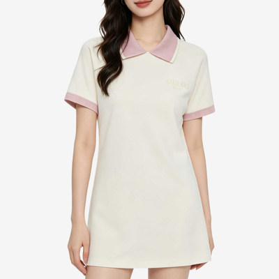 Skechers斯凯奇正品Polo女透气插肩休闲运动翻领衫L326W004-0074