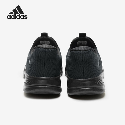 Adidas/阿迪达斯官方正品一脚蹬鞋新款男黑色鞋休闲跑步鞋KJ5915
