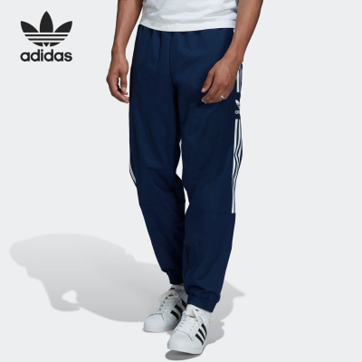 Adidas/阿迪达斯正品三叶草男士复古条纹休闲运动长裤HL2193