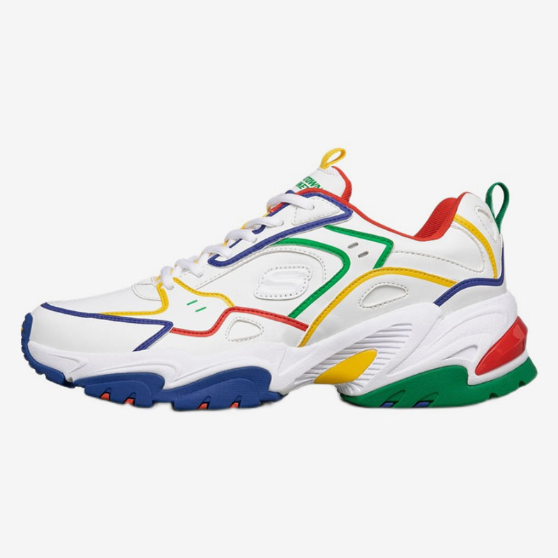 Skechers/斯凯奇正品Chinatown Market联名涂涂乐女子厚底老爹鞋