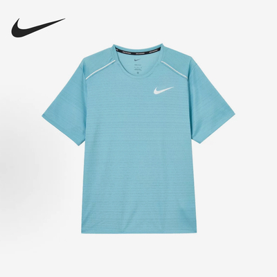 Nike/耐克正品Dri-FIT男士套头运动跑步训练透气短袖AJ7566-464