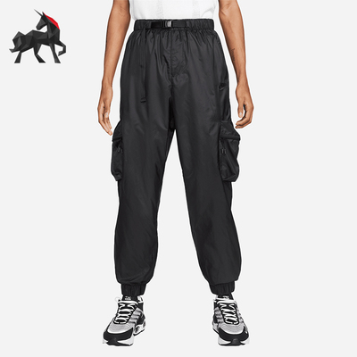 Nike/耐克正品Tech男士运动束脚大口袋梭织休闲长裤FB7911-010