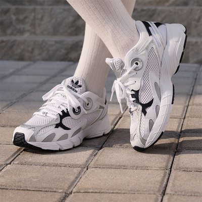 Adidas/阿迪达斯正品三叶草男女运动网面轻便厚底老爹鞋KH8241