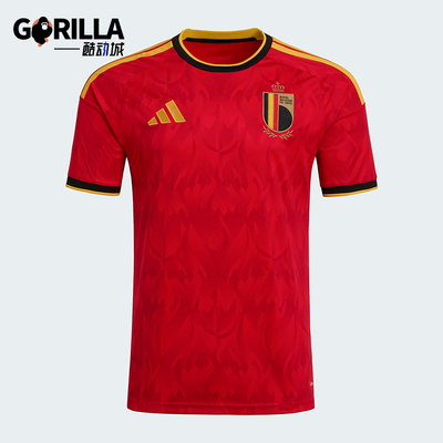 Adidas/阿迪达斯正品BELGIUM 26男士运动训练套头修身短袖JM8381