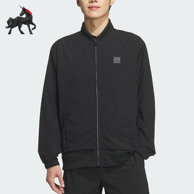 Adidas/阿迪达斯正品春季男士拉链时尚高尔夫梭织运动外套KD0925