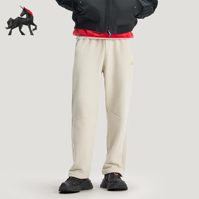 Adidas/阿迪达斯正品NYR FT KN PNT男士系带针织运动直筒裤KE4066