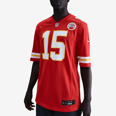 Nike耐克正品NFL堪萨斯城酋长队比赛服V领透气短袖足球II7379-657