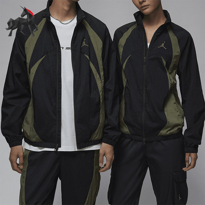 耐克男士运动篮球梭织立领外套