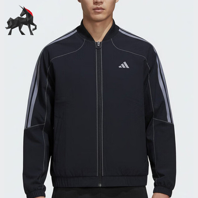 Adidas/阿迪达斯正品春季男士宽松简约经典梭织夹克外套KV5947