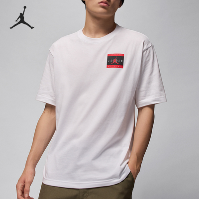 Nike/耐克官方正品Jordan男士时尚潮流合身落肩短袖T恤IF5619-100