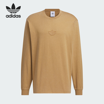 阿迪达斯男士运动复古T恤