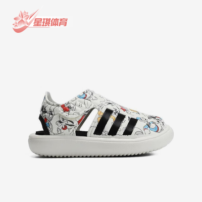 阿迪达斯小童魔术贴沙滩凉鞋