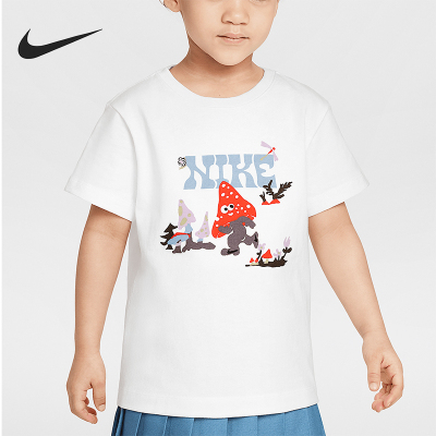 Nike/耐克正品Ringlet小童圆领休闲日常经典透气短袖IM4496-100