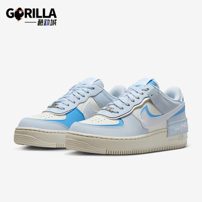 Nike/耐克正品Air Force1女士空一号厚底板鞋DZ1847-400