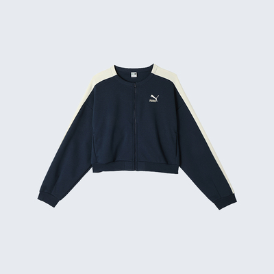Puma/彪马正品T7 MX TRACK JACKET W女士拼接短款休闲外套