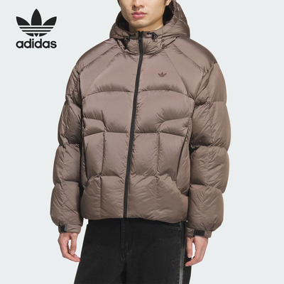 阿迪达斯男士面包羽绒服