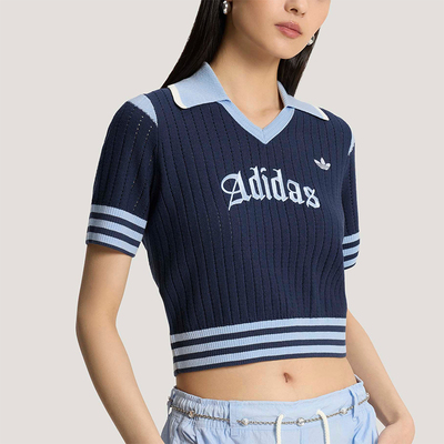 Adidas/阿迪达斯正品三叶草女士运动经典针织短袖POLO衫KT3047