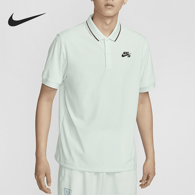 耐克男士翻领舒适休闲运动短袖