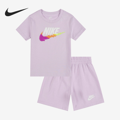 Nike/耐克正品婴童休闲运动柔软舒适透气时尚套装II6485-537