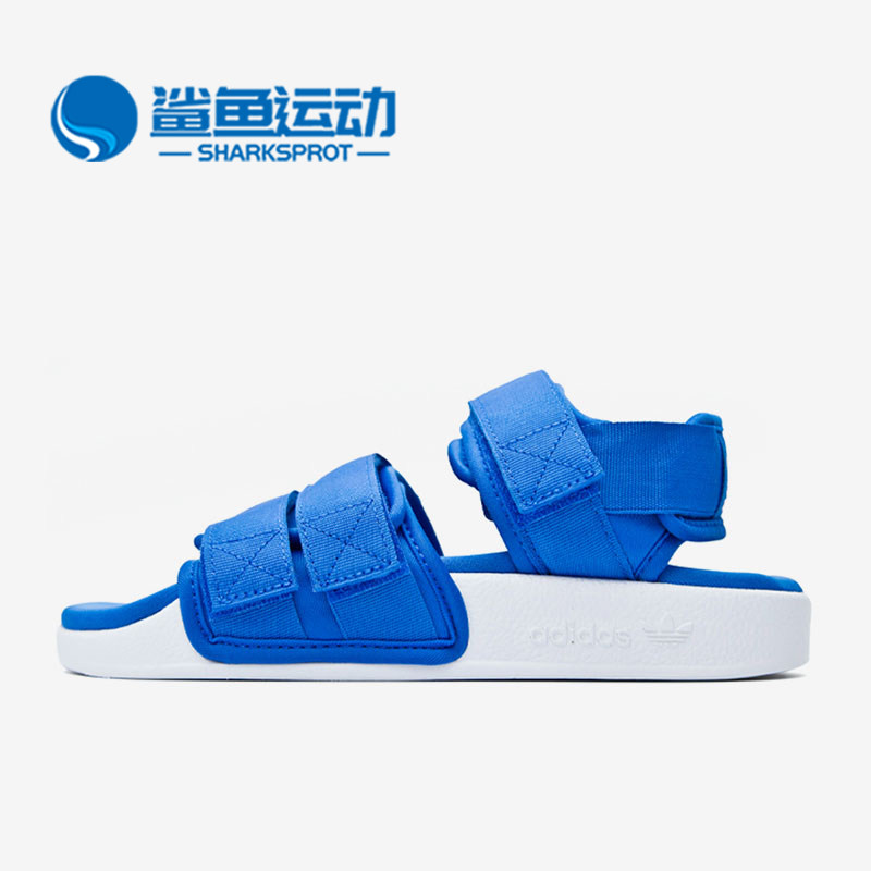 Adidas/阿迪达斯正品三叶草女子休闲轻便运动沙滩凉鞋 S75381