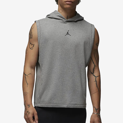 Nike/耐克正品JORDAN夏季新款男子休闲无袖连帽背心DZ0572-091
