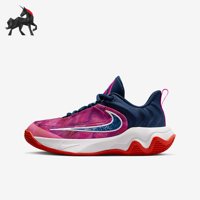 Nike/耐克正品2025 GS女子大童耐穿缓震透气运动篮球鞋IH7662-600