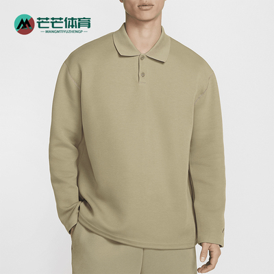 耐克男士复古翻领宽松休闲POLO衫