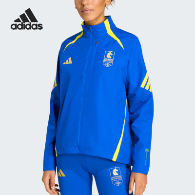 Adidas/阿迪达斯正品春秋女士跑步训练复古夹克外套KE8238
