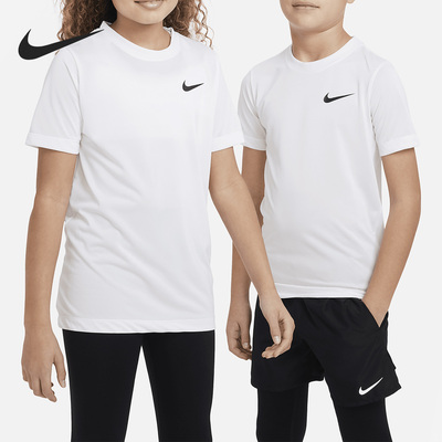 Nike/耐克正品当季新款夏季大童休闲透气运动短袖DX9537-100