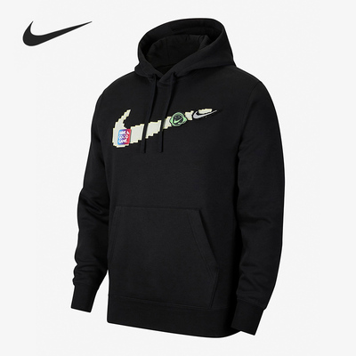 Nike/耐克正品男子大LOGO加绒保暖时尚运动上衣休闲套头衫 DC3937