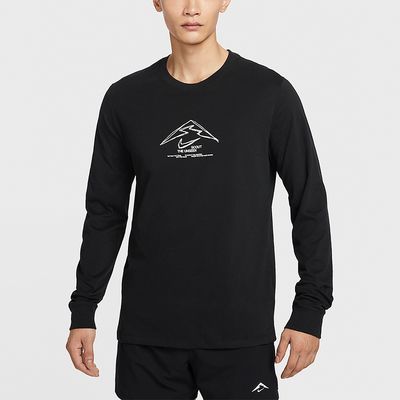 Nike/耐克正品Dri-FIT男士圆领跑步运动套头长袖上衣HV4197-010