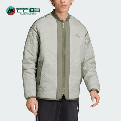 阿迪达斯男士保暖宽松棉服