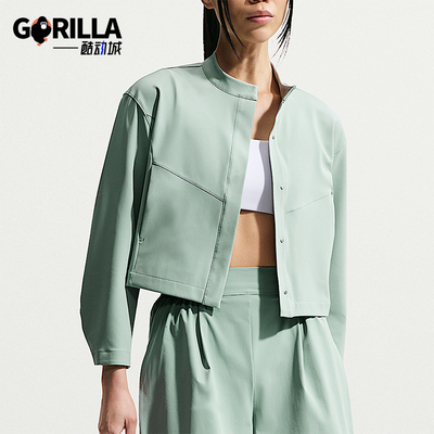 Nike/耐克正品Dri-FIT女士休闲宽松短款轻盈夹克/外套IB8987-006